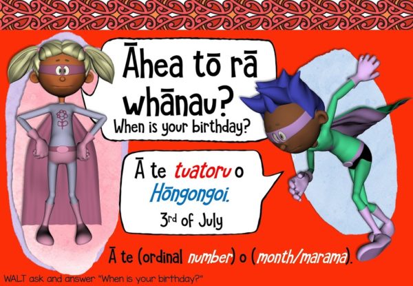 Te Reo Māori Days, Months and Dates - The Te Reo Māori Classroom