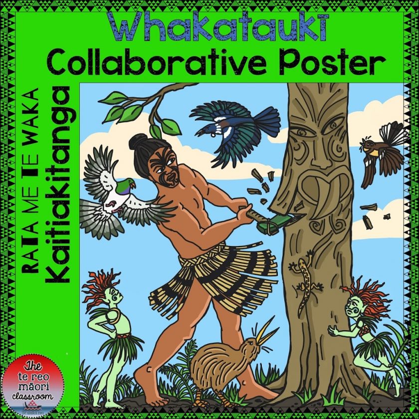 Whakatauki Collaborative Poster A K O - The Te Reo Māori Classroom