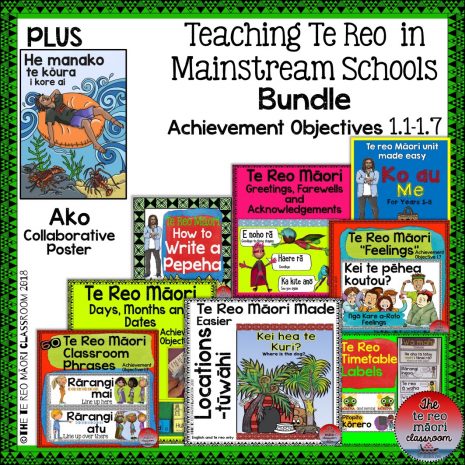 Te Reo Māori Resource B I G Bundle - The Te Reo Māori Classroom