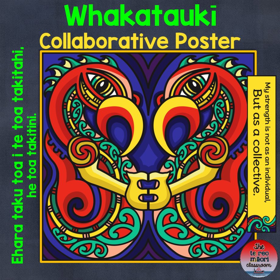 Whakataukī Collaborative Poster - Manaia - The Te Reo Māori Classroom