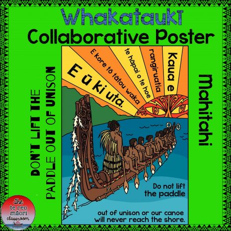 Whakatauki Collaborative Poster A K O - The Te Reo Māori Classroom