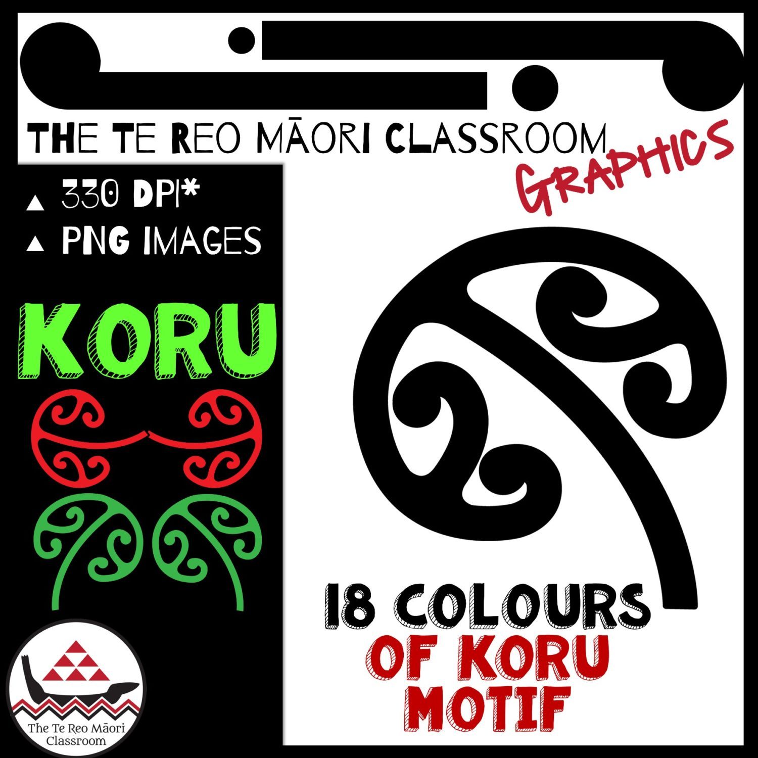 Koru Clip Art - The Te Reo Māori Classroom