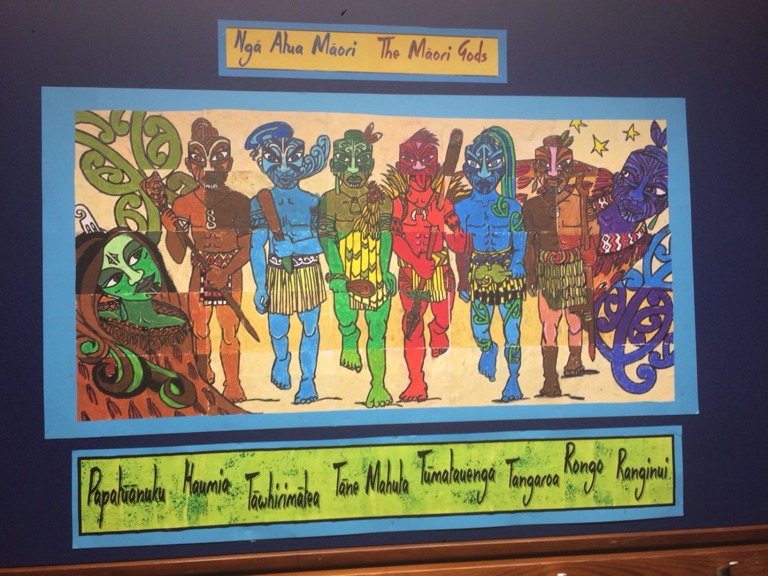 Ngā Atua Māori-The Māori Gods Collaborative Poster - The Te Reo Māori ...