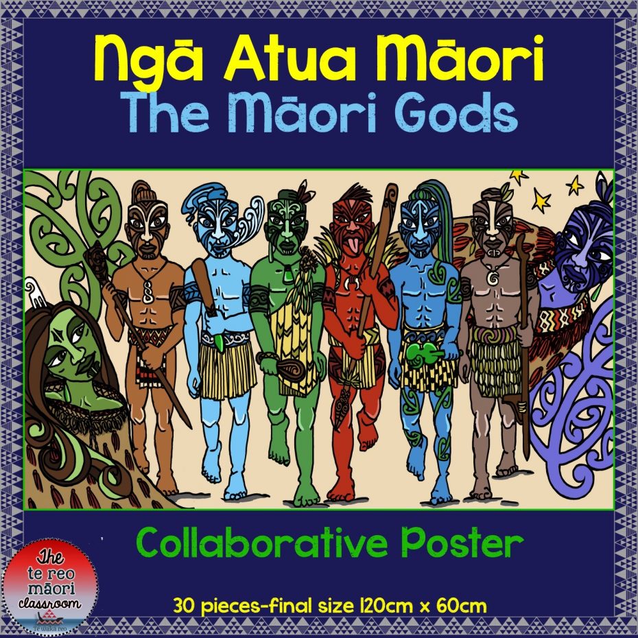 Ngā Atua Māori-The Māori Gods Collaborative Poster - The Te Reo Māori ...