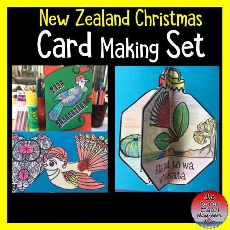 New Zealand Christmas Card Making Set - The Te Reo Māori Classroom