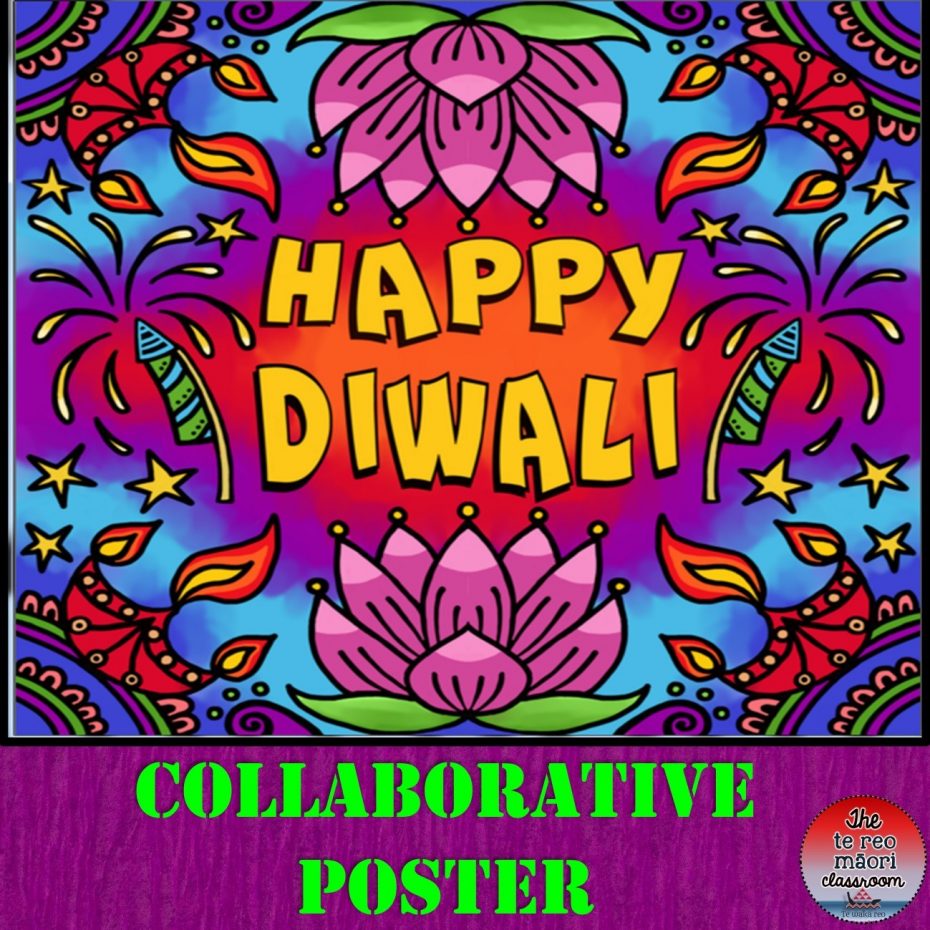 Diwali Collaborative Poster - The Te Reo Māori Classroom