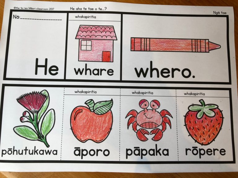 Te Reo at Home-Colour Flip Books - The Te Reo Māori Classroom