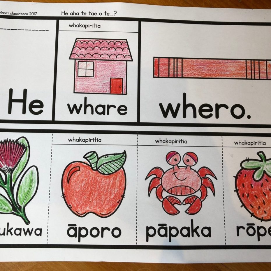 Te Reo at Home-Colour Flip Books - The Te Reo Māori Classroom
