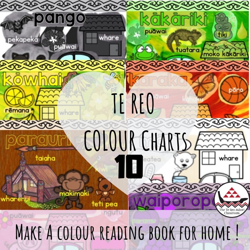 Te Reo Colour Charts - The Te Reo Māori Classroom