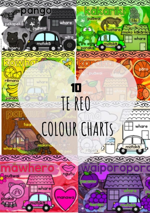 Te Reo Colour Charts - The Te Reo Māori Classroom