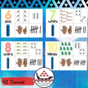 Te Reo Māori Number Matching Cards - The Te Reo Māori Classroom