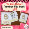 Te Reo Number Flip Book 1-20 - The Te Reo Māori Classroom