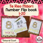 Te Reo Number Flip Book 1-20 - The Te Reo Māori Classroom