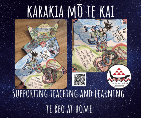 Karakia mō te Kai Concertina Book - The Te Reo Māori Classroom
