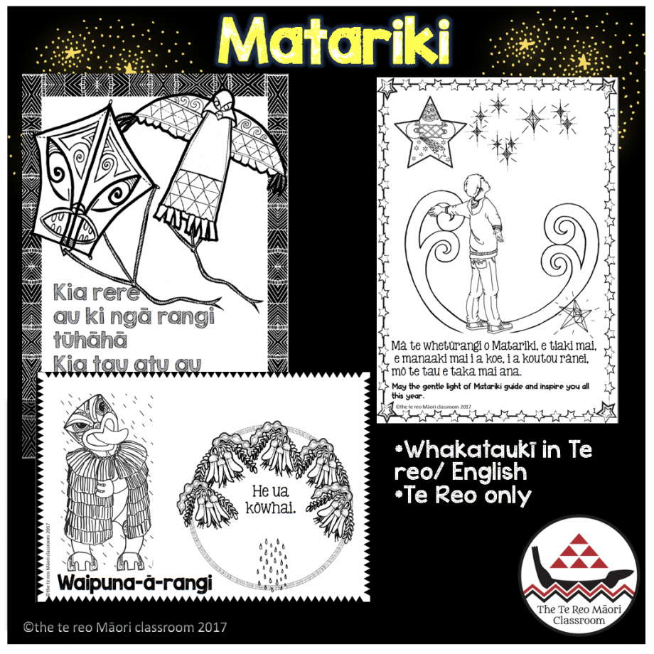 Matariki Whakataukī Colouring Pages - The Te Reo Māori Classroom