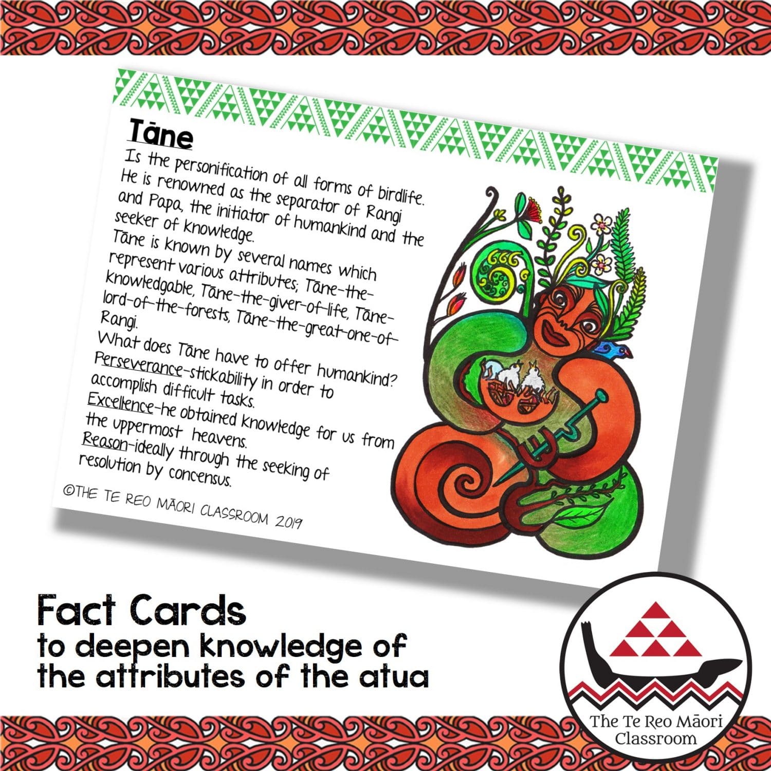 Māori Gods Concertina Book - The Te Reo Māori Classroom