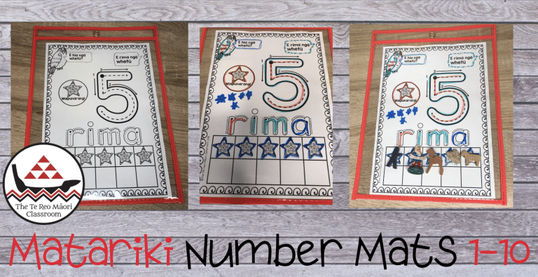 Maori Number Recognition Activity Mats - The Te Reo Māori Classroom