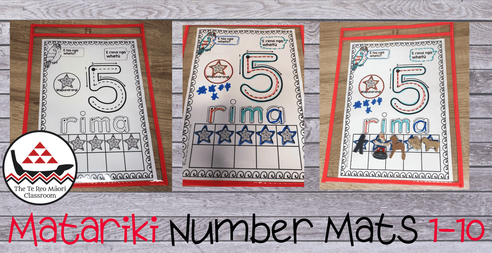 Maori Number Recognition Activity Mats - The Te Reo Māori Classroom