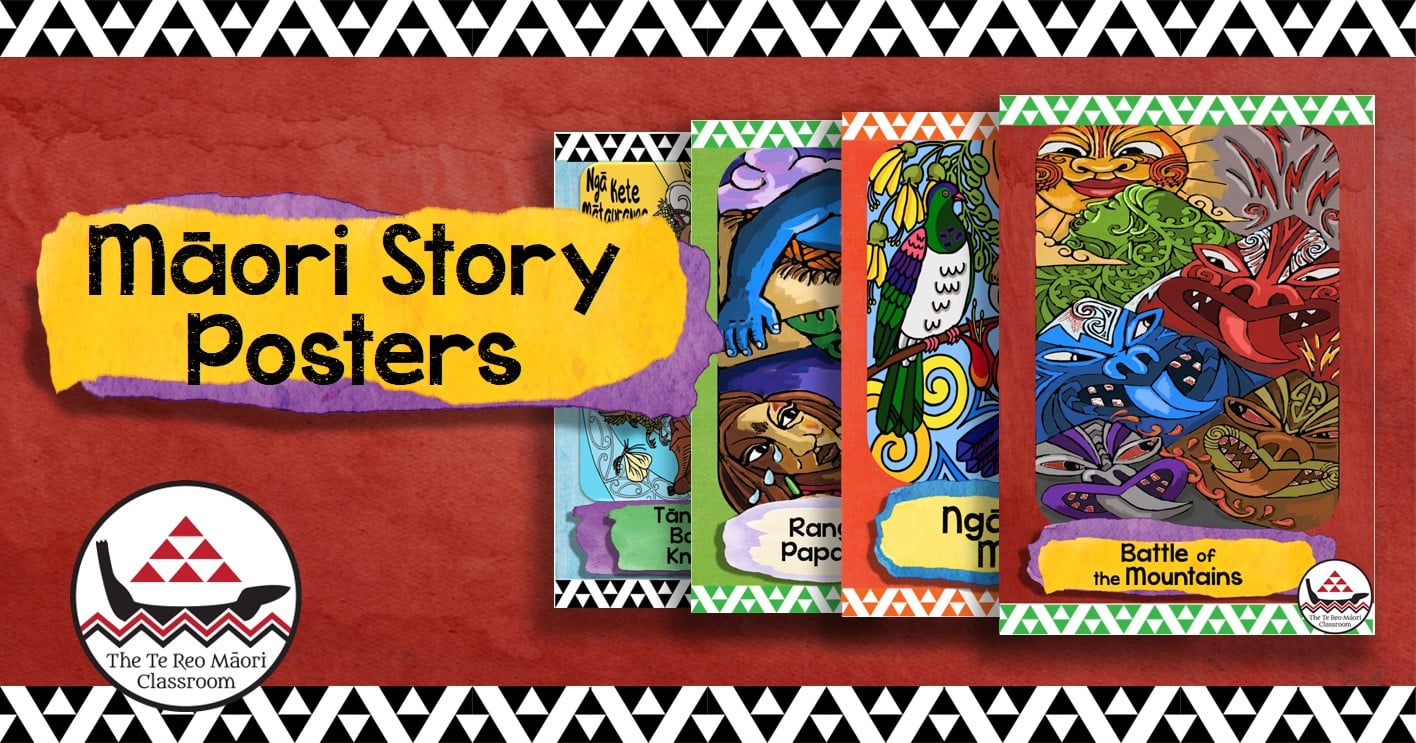 Māori Story Posters - The Te Reo Māori Classroom