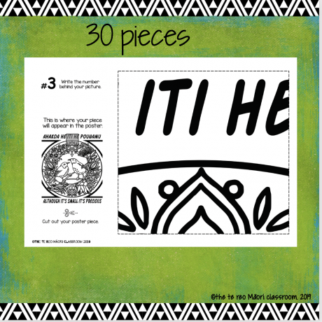 Whakatauki Collaborative Poster - Ahakoa He Iti He Pounamu - The Te Reo ...