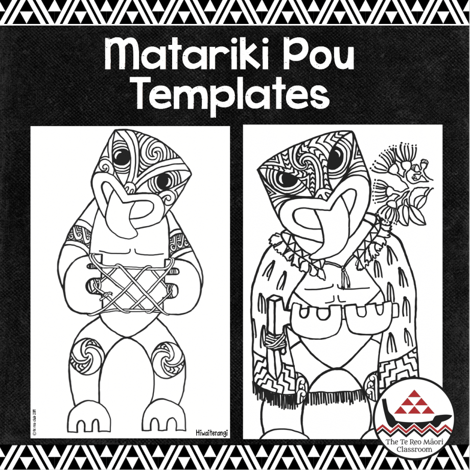Matariki Pou Templates - The Te Reo Māori Classroom