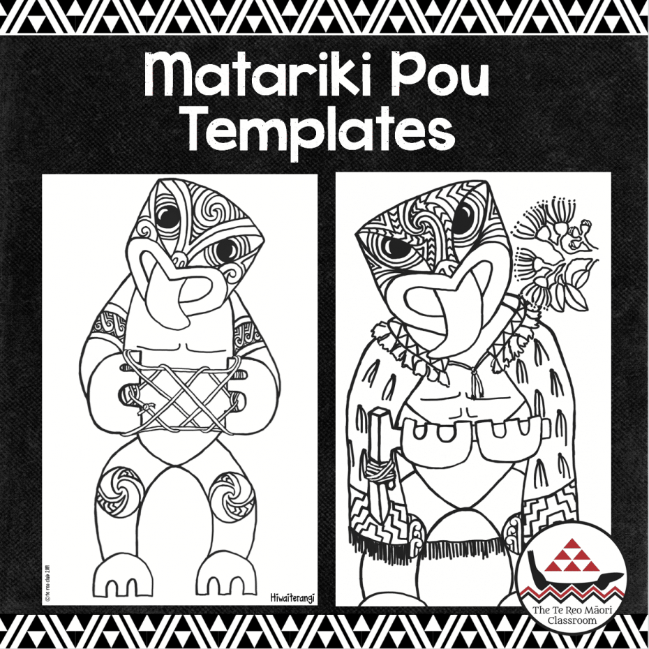 Matariki Pou Templates - The Te Reo Māori Classroom