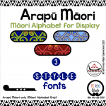Arapū Māori- Māori Alphabet For Displays-BUNDLE - The Te Reo Māori ...