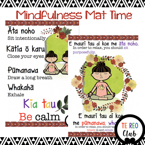 Hauora - Health Mindfulness Poster - The Te Reo Māori Classroom