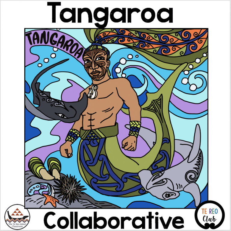 Tangaroa Atua Of The Sea Collaborative Poster The Te Reo Māori Classroom