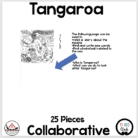 Tangaroa-Atua of the Sea Collaborative Poster - The Te Reo Māori Classroom