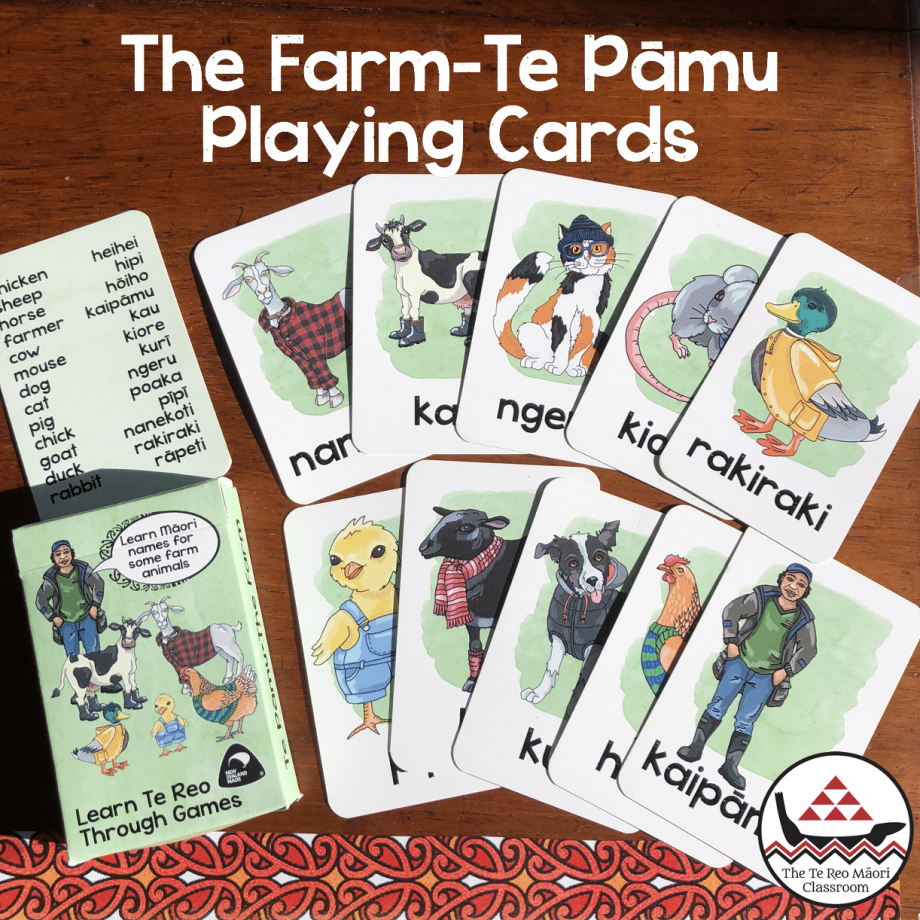 Te Reo Māori Card Games: Te Pāmu-The Farm - The Te Reo Māori Classroom