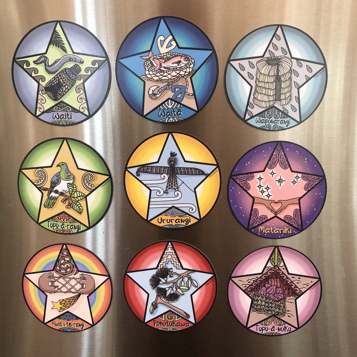 Matariki Magnets-Te Iwa o Matariki (Sold out) - The Te Reo Māori Classroom